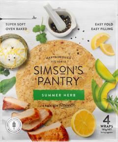 Simson’s Pantry – Wraps – Lets Buy Aussie